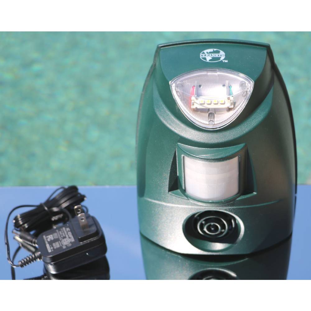 Cleanrth TSBR620 Super Advanced Sonic/Ultrasonic Bird Repeller w/Tripl ...