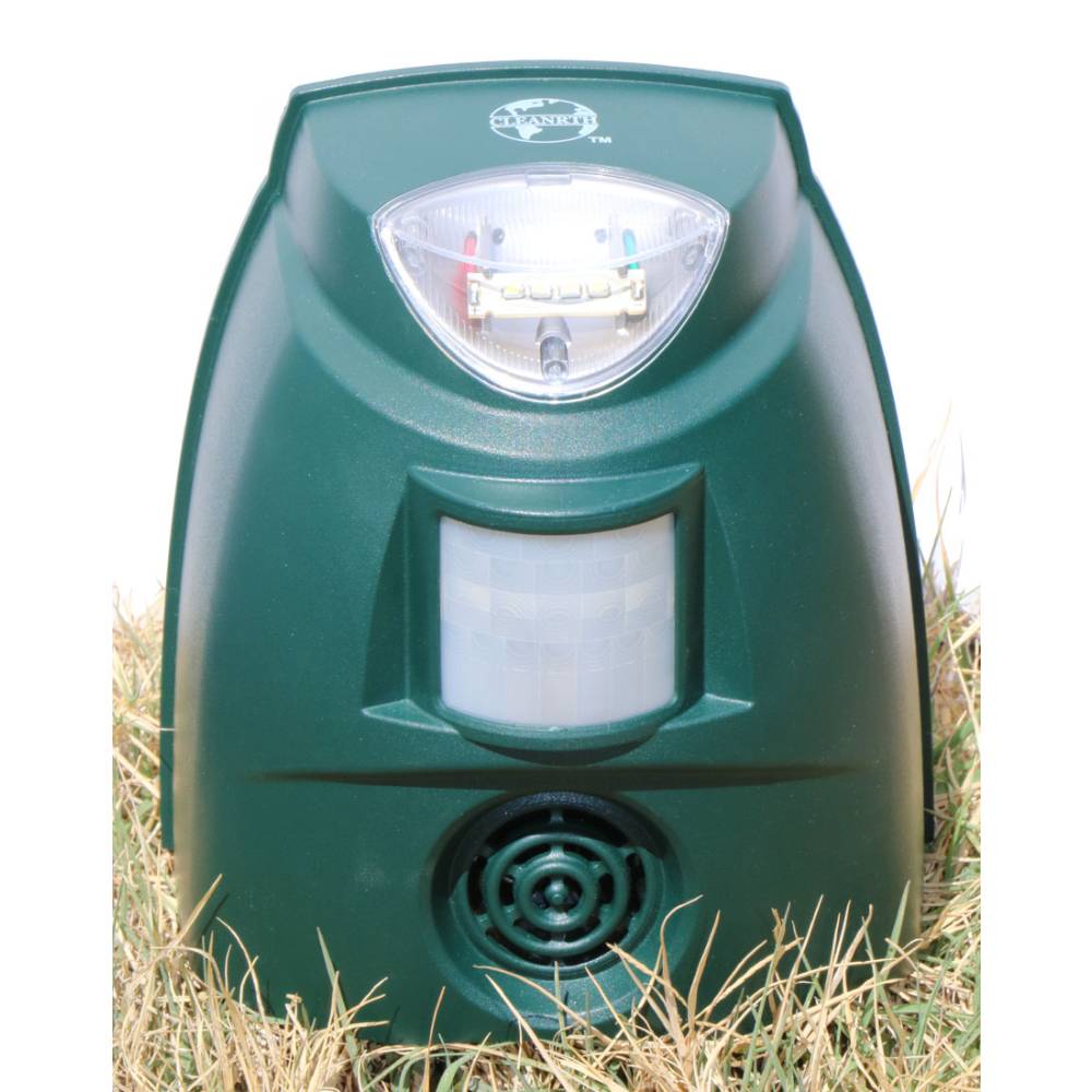 Cleanrth TSBR620 Super Advanced Sonic/Ultrasonic Bird Repeller w/Tripl ...