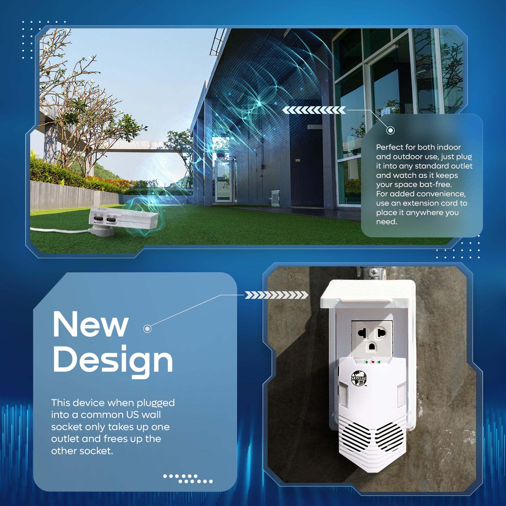 Cleanrth CB006 Advanced Ultrasonic Bat Repelling System | Demands Bats ...